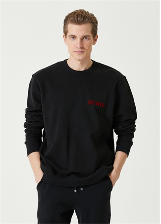 Qollanchi Erkek Illusion Siyah Figür Detaylı Sweatshirt M EU Qollanchi Erkek Illusion Siyah Figür Detaylı Sweatshirt M EU