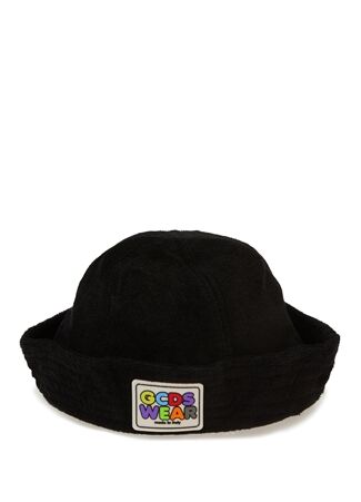 Gcds Kadın Siyah Logo Patchli Şapka EU