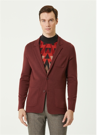 Hemington Erkek Warren Kiremit Yün Ceket L EU