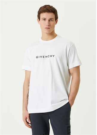 Givenchy Erkek Beyaz Logolu Oversized T-shirt S EU Givenchy Erkek Beyaz Logolu Oversized T-shirt S EU