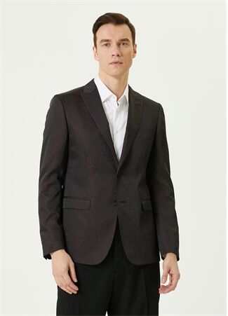 Palzileri Lab Erkek Bordo Siyah Takım Elbise 50 IT