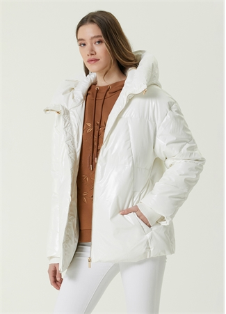 Network Kadın Regular Fit Beyaz Mont S EU Network Kadın Regular Fit Beyaz Mont S EU