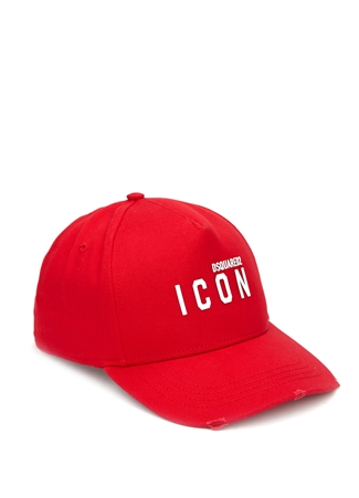 Dsquared2 Erkek Icon Kırmızı Şapka EU Dsquared2 Erkek Icon Kırmızı Şapka EU
