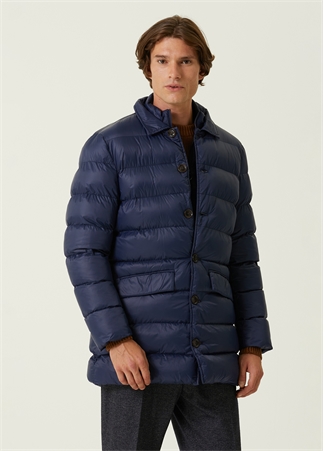 Network Erkek Slim Fit Lacivert İç Yaka Detaylı Pardösü Mavi 46 EU Network Erkek Slim Fit Lacivert İç Yaka Detaylı Pardösü Mavi 46 EU