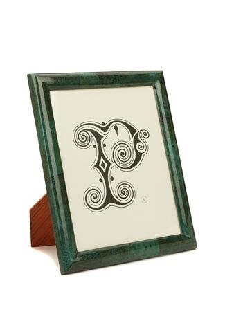 Pigeon & Poodle Yeşil Desenli Sedef Çerçeve