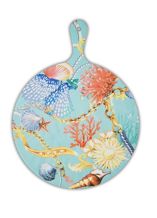 Baci Milano St Tropez Mavi Büyük Boy Sunum Tahtası Çok Renkli Baci Milano St Tropez Mavi Büyük Boy Sunum Tahtası Çok Renkli