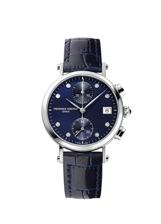 Frederique Constant Kadın Quartz Chronograph FC-29MPND2R6 Saat EU Frederique Constant Kadın Quartz Chronograph FC-29MPND2R6 Saat EU