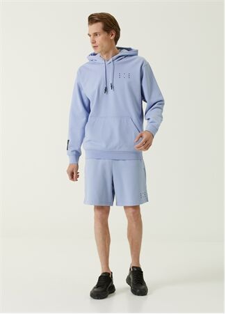 MCQ Erkek Lila Logolu Şort Mor M EU