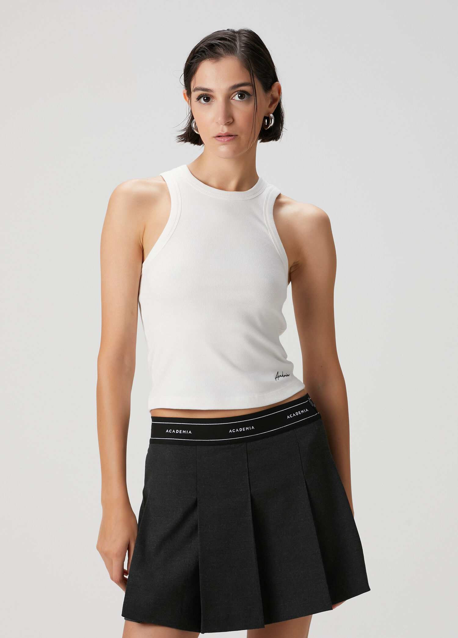 Academia - Ecru Tank Top