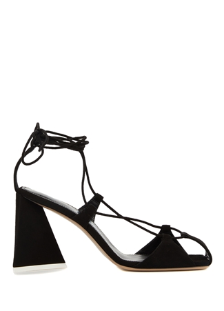 The Attico Kadın Siyah Deri Topuklu Ayakkabı 36 EU