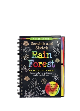 Peter Pauper Press Çocuk Scratch And Sketch Rain Forest Etkinlik Kitabı EU Peter Pauper Press Çocuk Scratch And Sketch Rain Forest Etkinlik Kitabı EU
