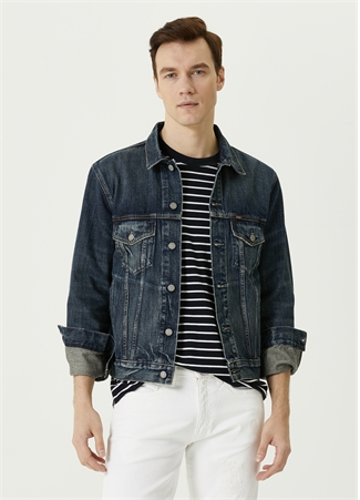 Polo Ralph Lauren Erkek Lacivert İngiliz Yaka Jean Ceket Mavi S Eu Polo Ralph Lauren Erkek Lacivert İngiliz Yaka Jean Ceket Mavi S Eu