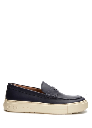 Salvatore Ferragamo Erkek Lacivert Logo Detaylı Deri Loafer 0.5 Uk Salvatore Ferragamo Erkek Lacivert Logo Detaylı Deri Loafer 0.5 Uk
