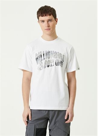 Billionaire Boys Club Erkek Beyaz Logo Baskılı T-shirt S EU