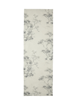 Maisonb Winter Garden Beyaz Gri Keten Runner