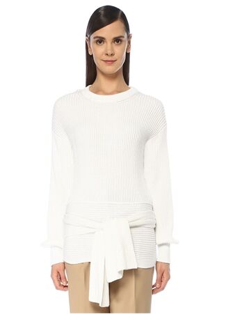 Joseph Kadın Beyaz Kuşak Detaylı Kazak S EU