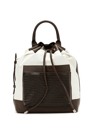 George Hogg Erkek Bej Keten Sırt Çantası Eu