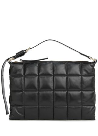 Allsaints Kadın Edbury Siyah Kapitoneli El Çantası EU