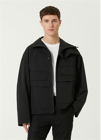 Wooyoungmi Erkek Siyah Kapüşonlu Mont 48 IT