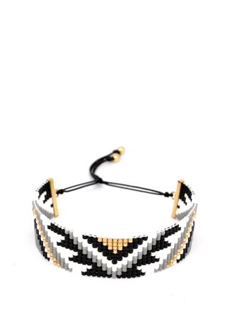 Beadberry Kadın Colorblocked Boncuklu Bileklik EU