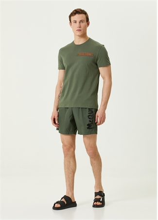 Alexander Mcqueen Erkek Siyah Haki Logo Detaylı Şort S Eu Alexander Mcqueen Erkek Siyah Haki Logo Detaylı Şort S Eu