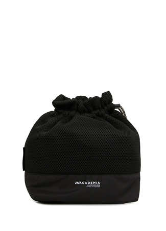 Academia Erkek Active Siyah Logolu Ağzı Büzgülü El Çantası EU