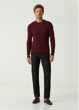 Canali Erkek Slim Fit Koyu Gri Jean Pantolon 58 IT Canali Erkek Slim Fit Koyu Gri Jean Pantolon 58 IT