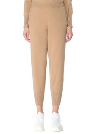Stella McCartney Kadın Kamel Kaşmir Pantolon Kahverengi 40 IT