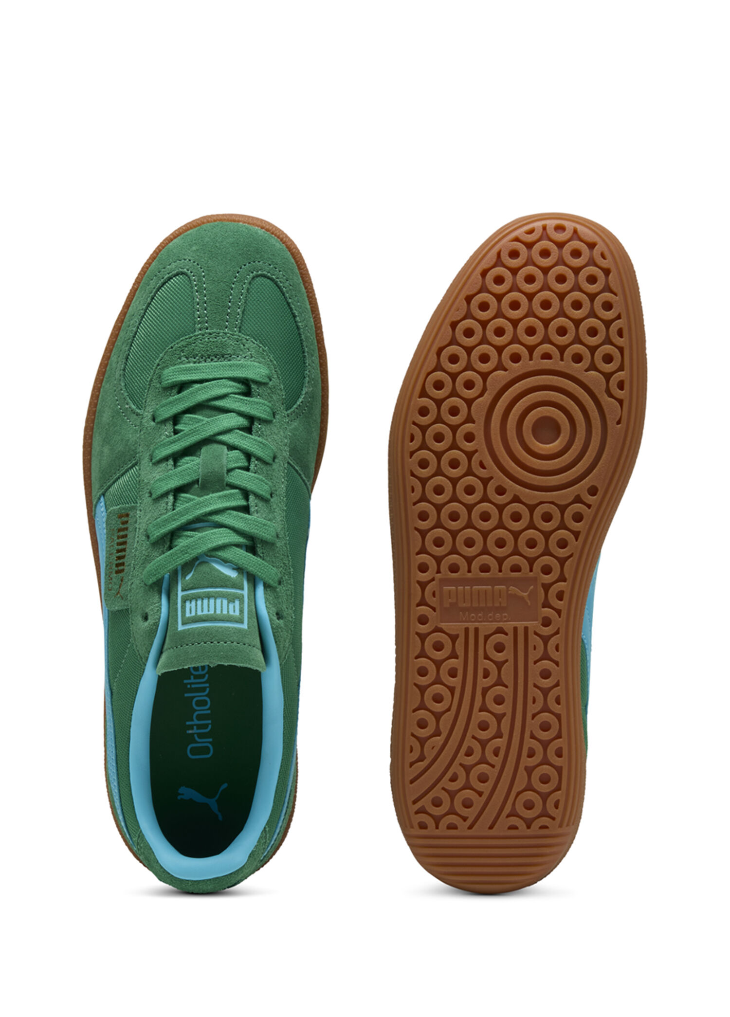 Green-Blue Puma Green-Blue Men Palermo Vintage Update Green Blue Men's ...