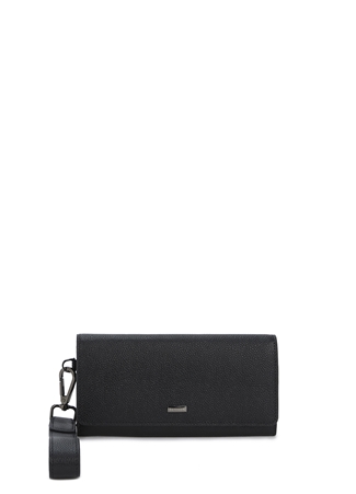 Beymen Hediye Erkek Vatos Siyah El Saplı Deri Cüzdan EU