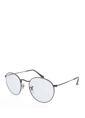 Ray-Ban Erkek Yuvarlak Formlu Güneş Gözlüğü Gri 50 EU
