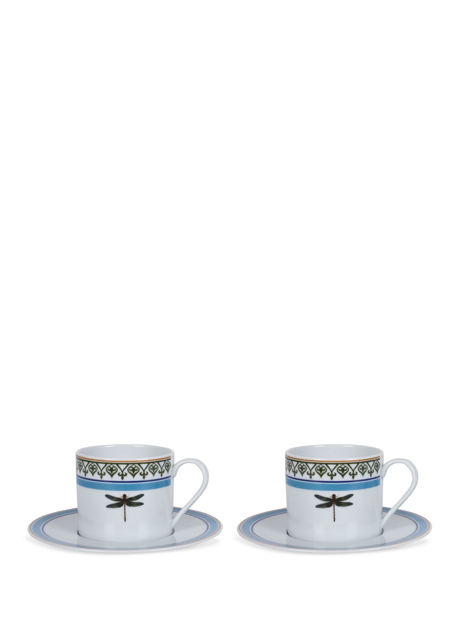 Some Home İstanbul - Lady Dragonfly Tea Set 2'li Porselen Çay Fincan ...