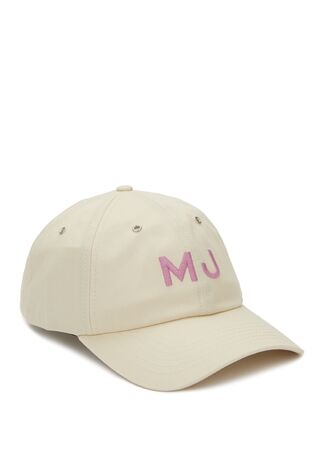 Marc Jacobs (The) Kadın Bej Logo Nakışlı Şapka EU