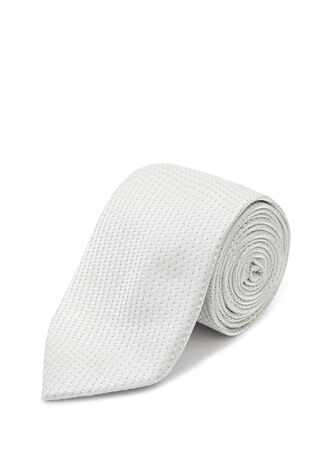 Palzileri Lab Erkek Gri Mikro Desenli Kravat EU