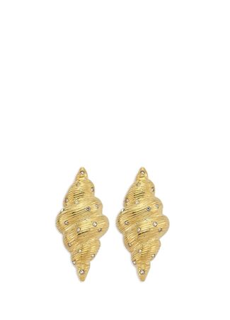 Ninon Kadın Juvenile Sea Shell Küpe Altın Rengi EU Ninon Kadın Juvenile Sea Shell Küpe Altın Rengi EU