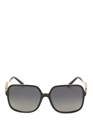Valentino Kadın Siyah Logo Detaylı Güneş Gözlüğü 59 EU