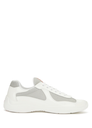 Prada Sport Erkek Beyaz Gri Logolu Sneaker 7 UK Prada Sport Erkek Beyaz Gri Logolu Sneaker 7 UK