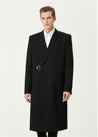 Givenchy Erkek Siyah Yün Palto 50 IT