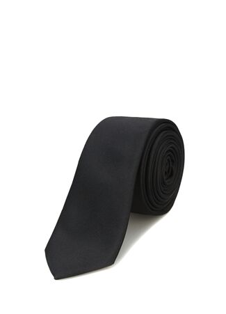 Palzileri Lab Erkek Siyah İpek Kravat EU