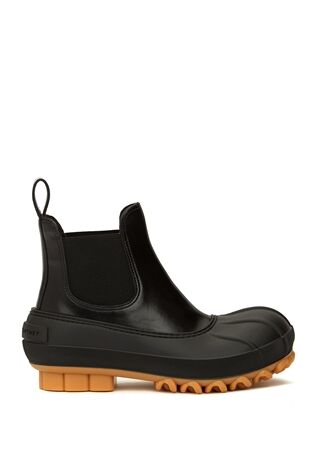 Stella McCartney Kadın Siyah Logolu Bot 36 EU