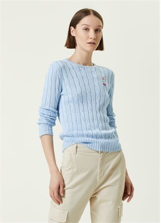 Polo Ralph Lauren Kadın Mavi Bisiklet Yaka Saç Örgü Kazak Xs Eu Polo Ralph Lauren Kadın Mavi Bisiklet Yaka Saç Örgü Kazak Xs Eu