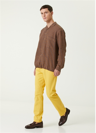 Palzileri Lab Erkek Sarı Normal Bel Pantolon 50 IT