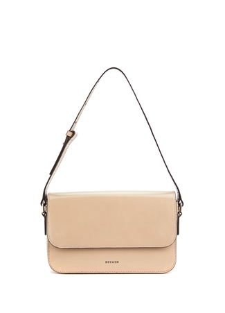 Beymen Kadın Milano Nude Logolu Deri Omuz Çantası Pembe EU Beymen Kadın Milano Nude Logolu Deri Omuz Çantası Pembe EU