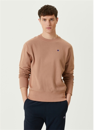 Champion Erkek Camel Logolu Sweatshirt Kahverengi S Eu Champion Erkek Camel Logolu Sweatshirt Kahverengi S Eu