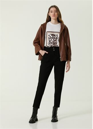 Network Kadın Skinny Fit Siyah Jean Pantolon 28 EU