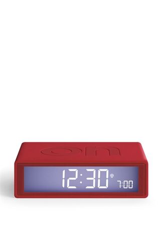 Lexon Flip Plus Kırmızı Masa Saati Lexon Flip Plus Kırmızı Masa Saati