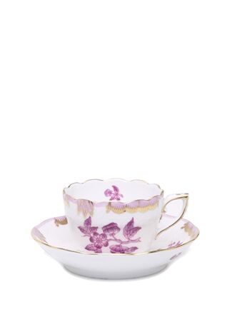 Herend Queen Victoria Porselen Kahve Fincanı Mor