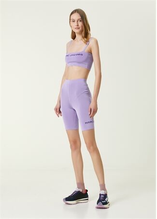 Marc Jacobs (The) Kadın Lila Logolu Tayt Mor S EU