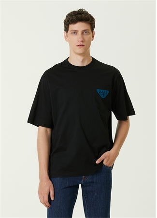 Prada Erkek Siyah Logo Baskılı Basic T-shirt M EU Prada Erkek Siyah Logo Baskılı Basic T-shirt M EU