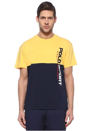 Polo Ralph Lauren Erkek Lacivert Sarı Logolu T-shirt S EU Polo Ralph Lauren Erkek Lacivert Sarı Logolu T-shirt S EU